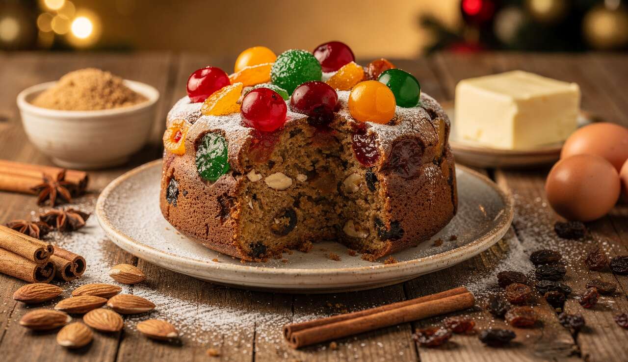 Gâteau de Noël : une recette gourmande aux fruits confits et épices