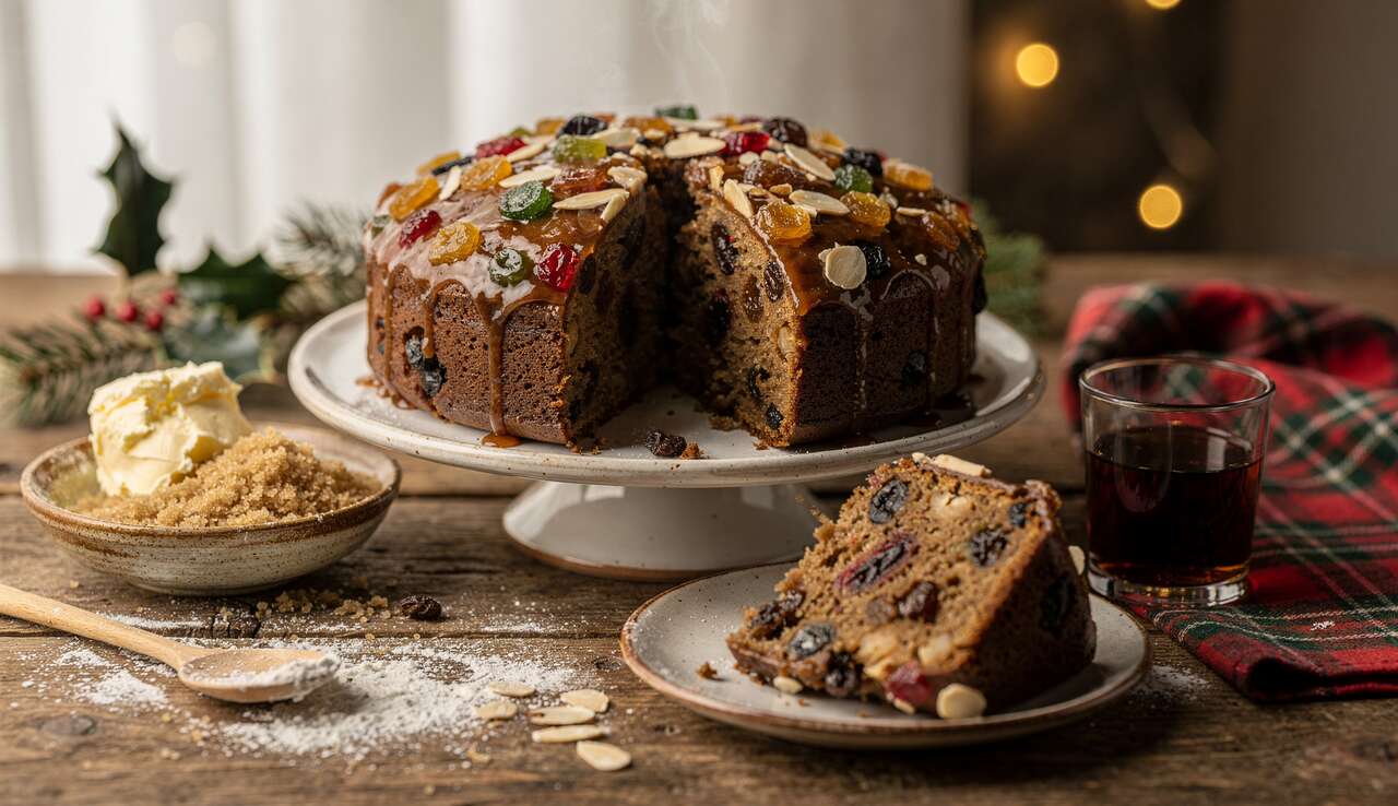 Gâteau de Noël anglais : recette facile au airfryer